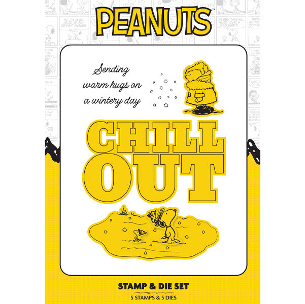Peanuts Die and A6 Stamp Set Chill Out | Winter Break – Craftworld