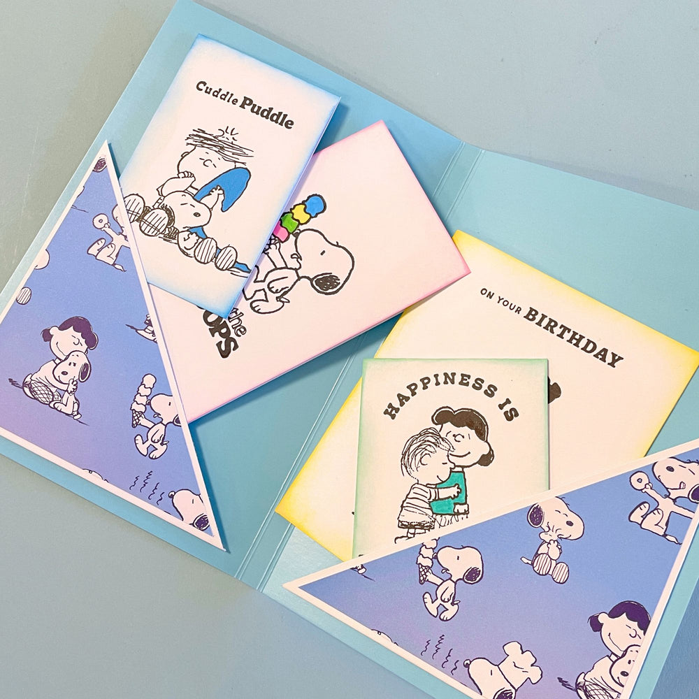 Peanuts Die and A5 Stamp Set Best of Friends | Peanuts 75th Anniversar ...
